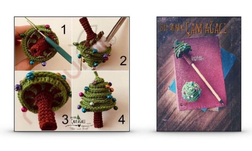 FREE A TINY PINE TREE CROCHET PATTERN