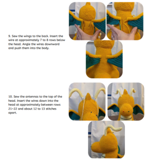 FREE DRAGONITE AMIGURUMI CROCHET PATTERN