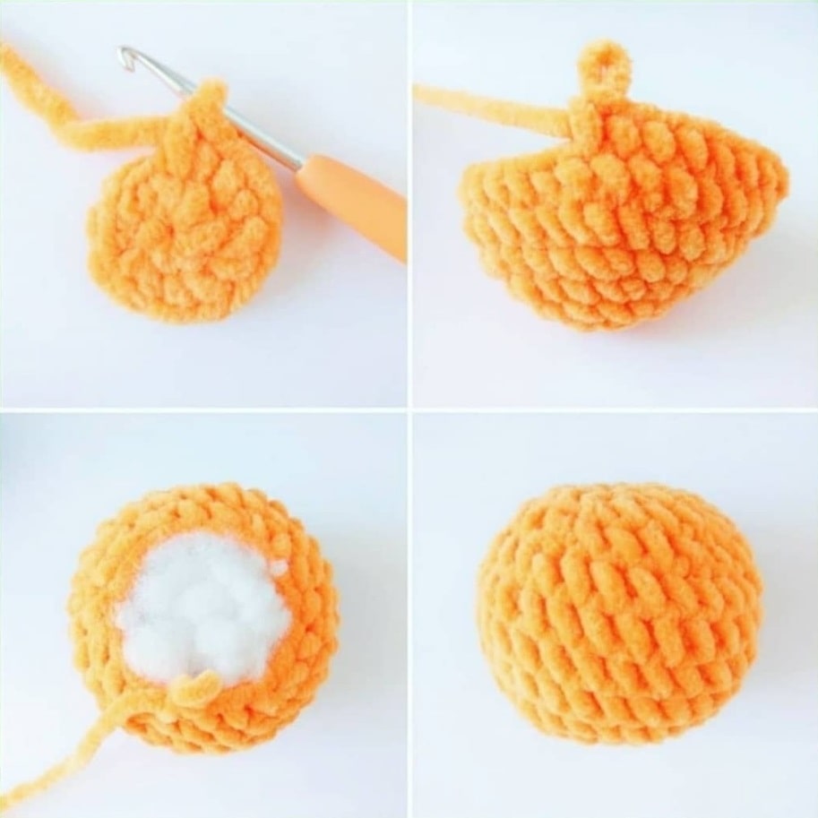 ORANGE CROCHET PATTERN - +1000 Free crochet pattern