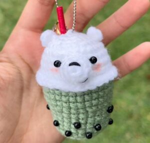 White bear cosplay milk tea crochet pattern - Patterns Free