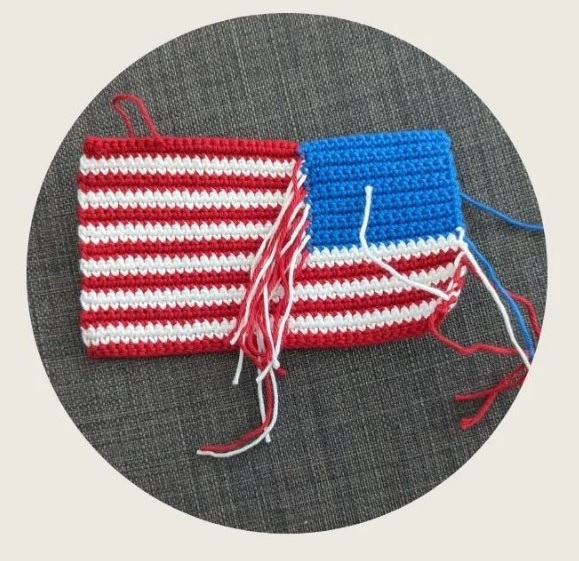 American Flag crochet pattern - 1000+ Free Crochet Patterns