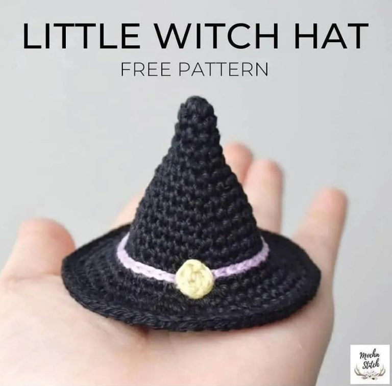 Little Witch Hat Free Pattern - 20+ Free Halloween Pattern