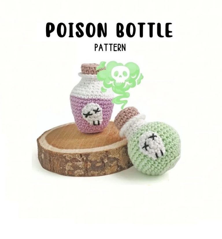 Poison bottle crochet pattern - 1000+ Free Crochet Patterns