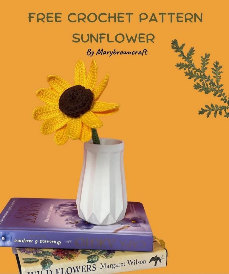 Free Sunflower Crochet Pattern