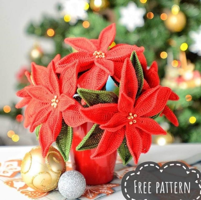 Star Flower crochet pattern - 1000+ Free Crochet Patterns