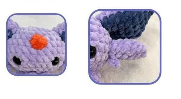 Espeon amigurumi crochet pattern