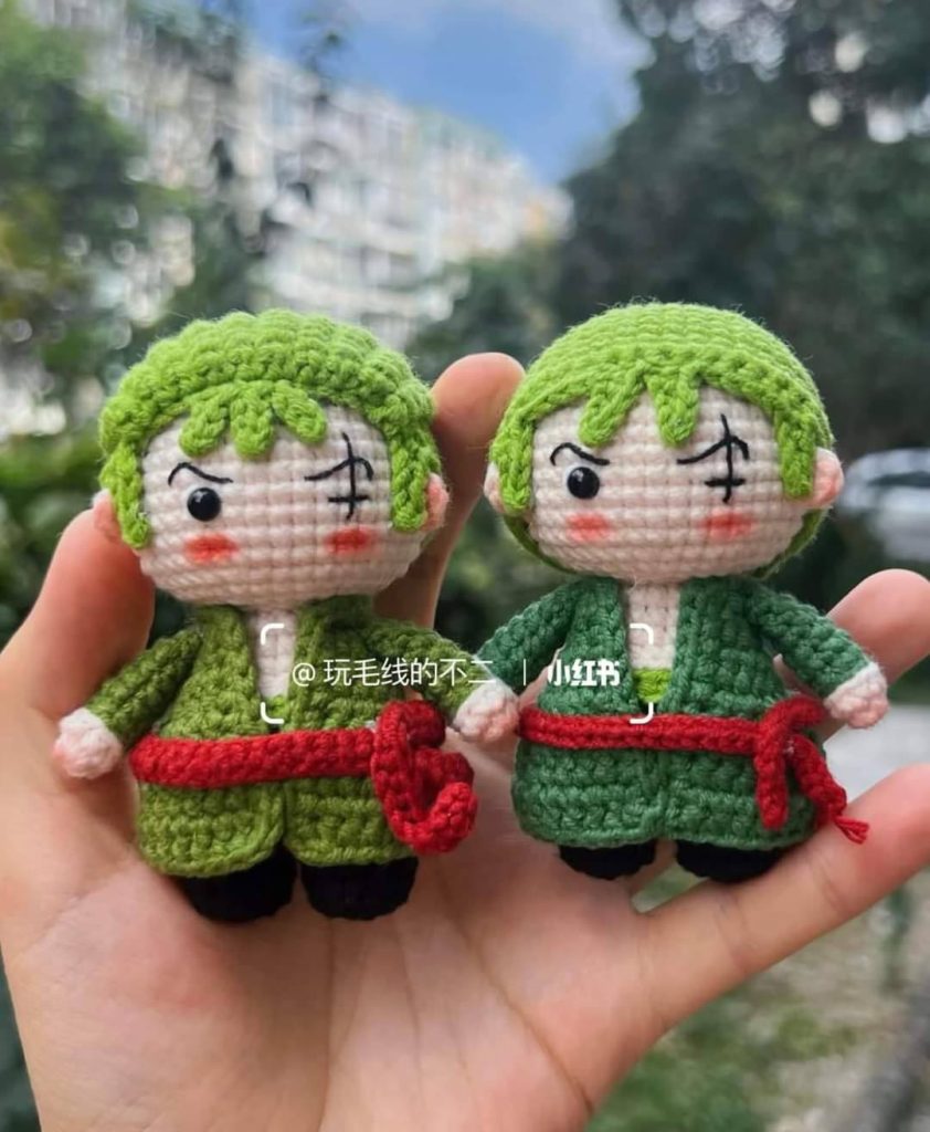 Free one piece Monkey D Luffy crochet pattern