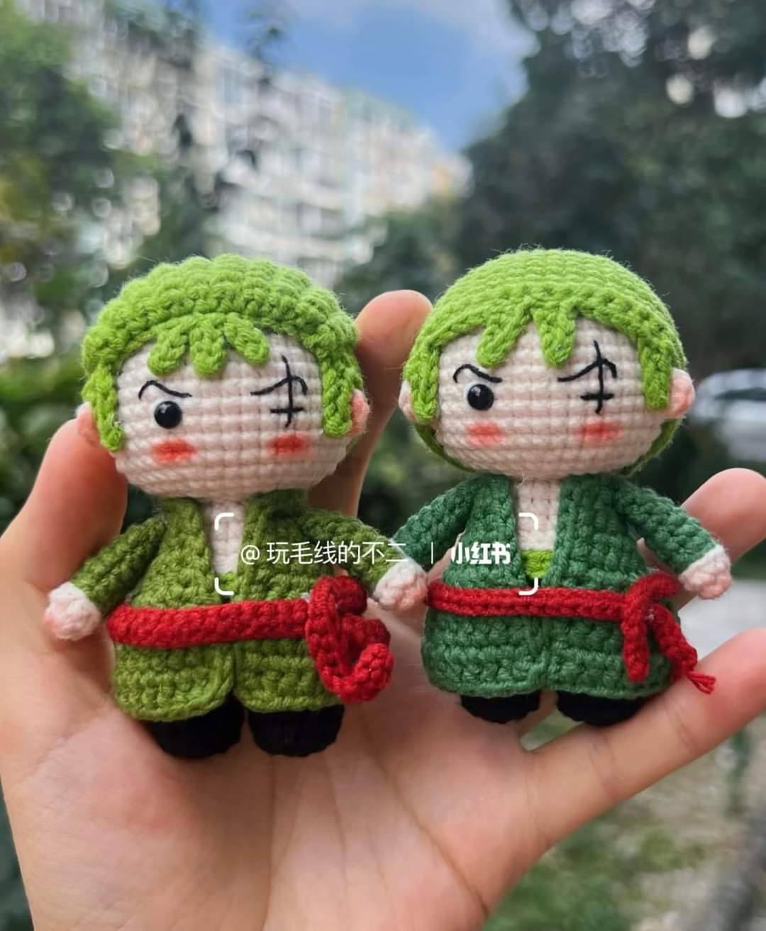 Free One Piece Zoro crochet pattern - 1000+ Free Crochet Patterns