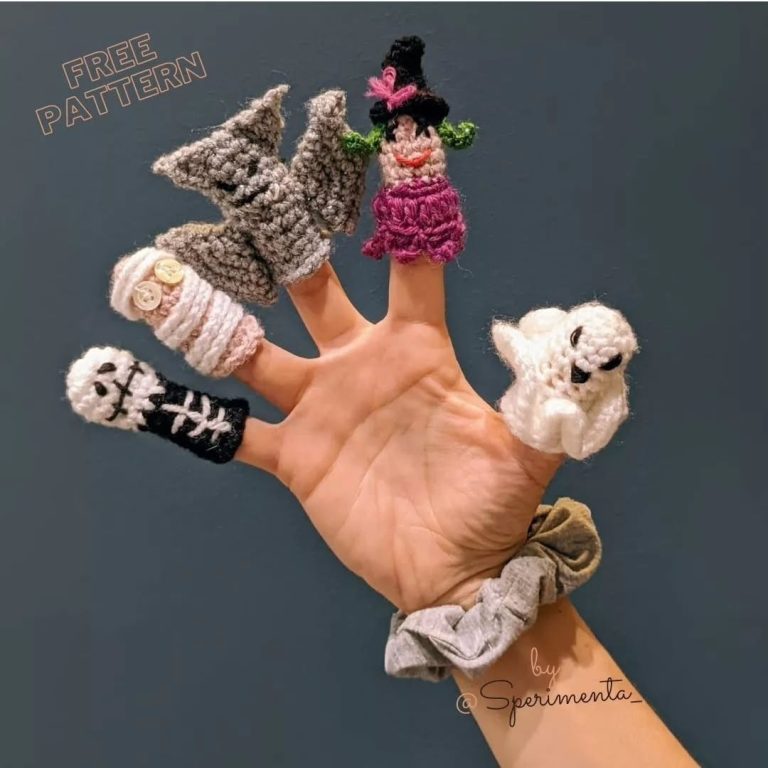 Halloween Finger Puppets pattern - 1000+ Free Crochet Patterns