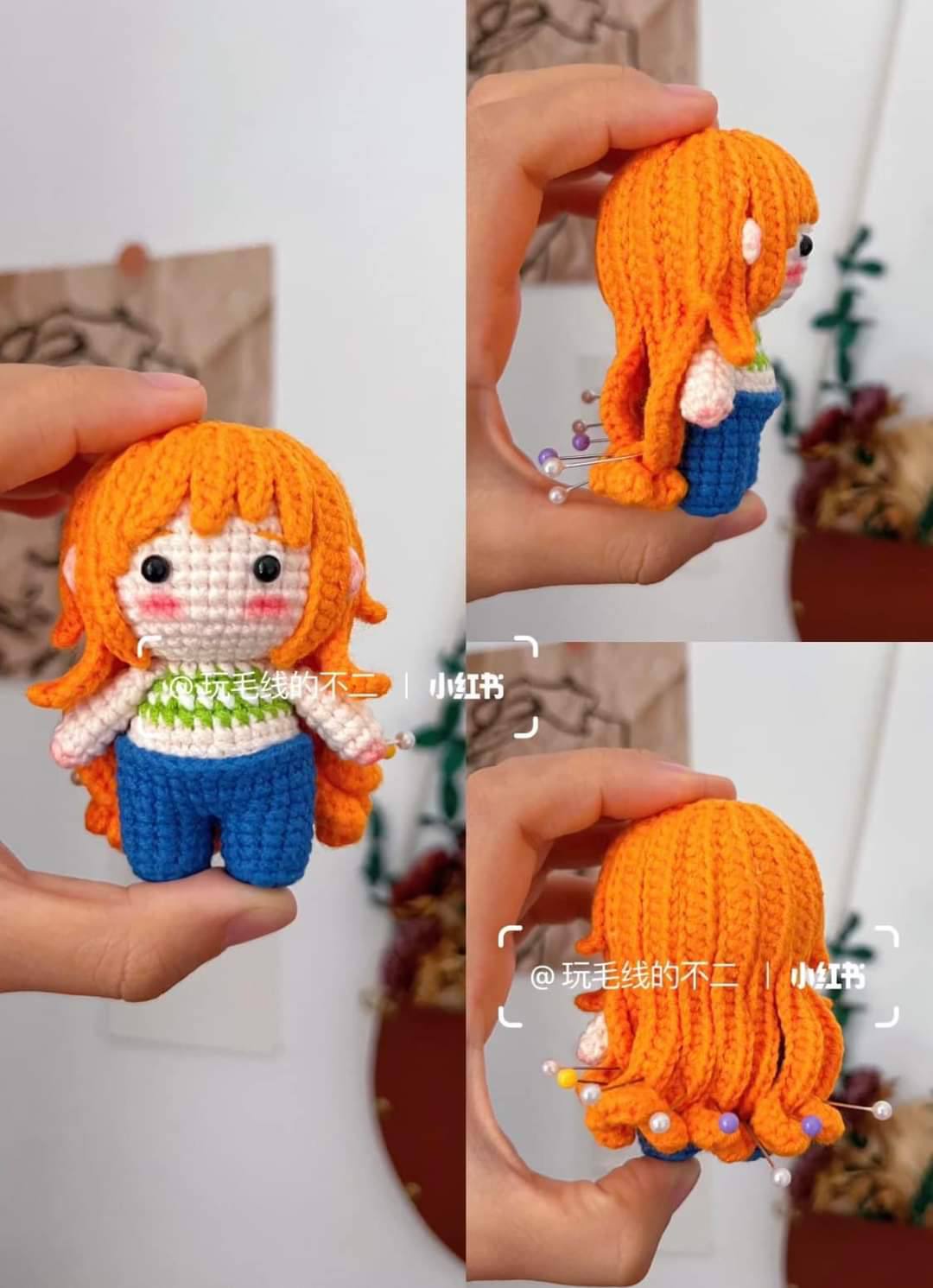 Free one piece Monkey D Luffy crochet pattern